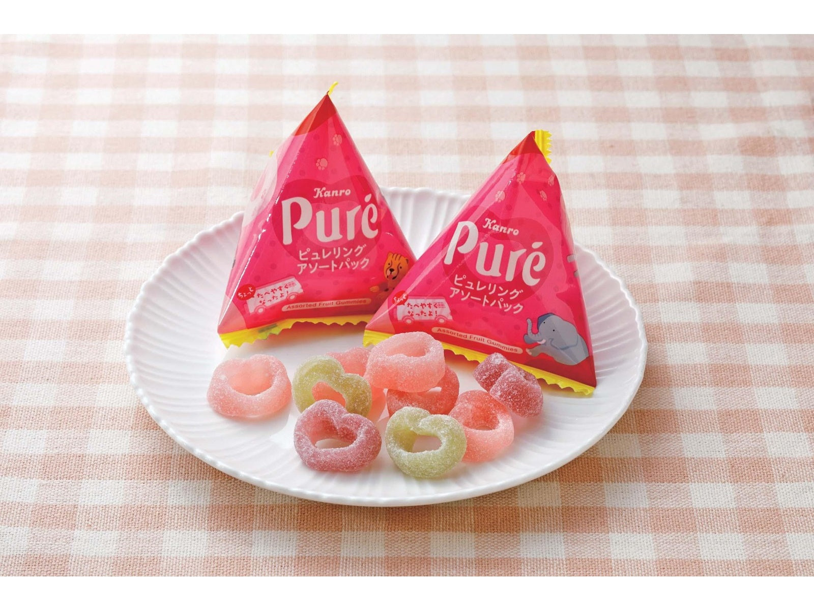 Kanro Pure Ring Gummy Assorted Pack 102g – HIFUMI