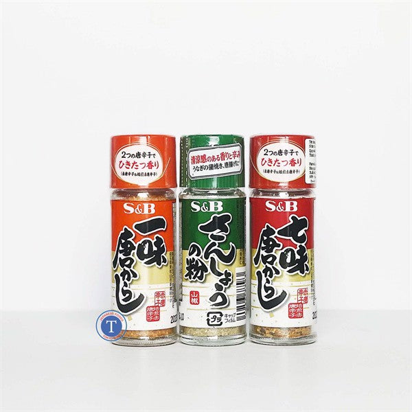 S&B Japanese pepper powder (bottle) 8g – HIFUMI
