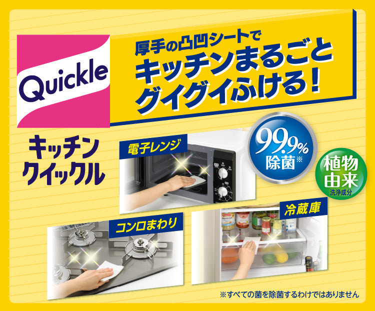 Kao Kitchen Quickle Cleaning sheet for kitchen with container – HIFUMI
