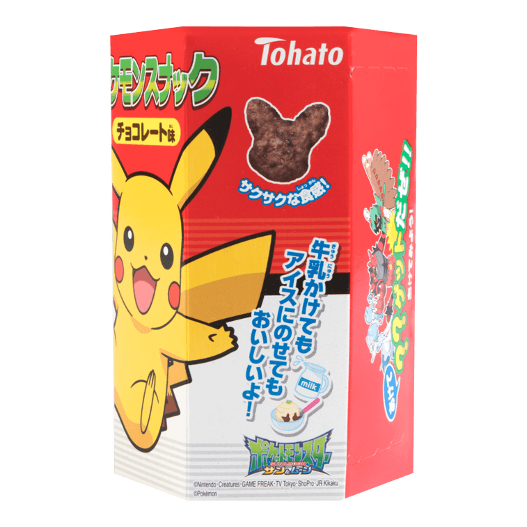 TOHATO Pokémon Pikachu Chocolate Corn Snacks 23G – HIFUMI