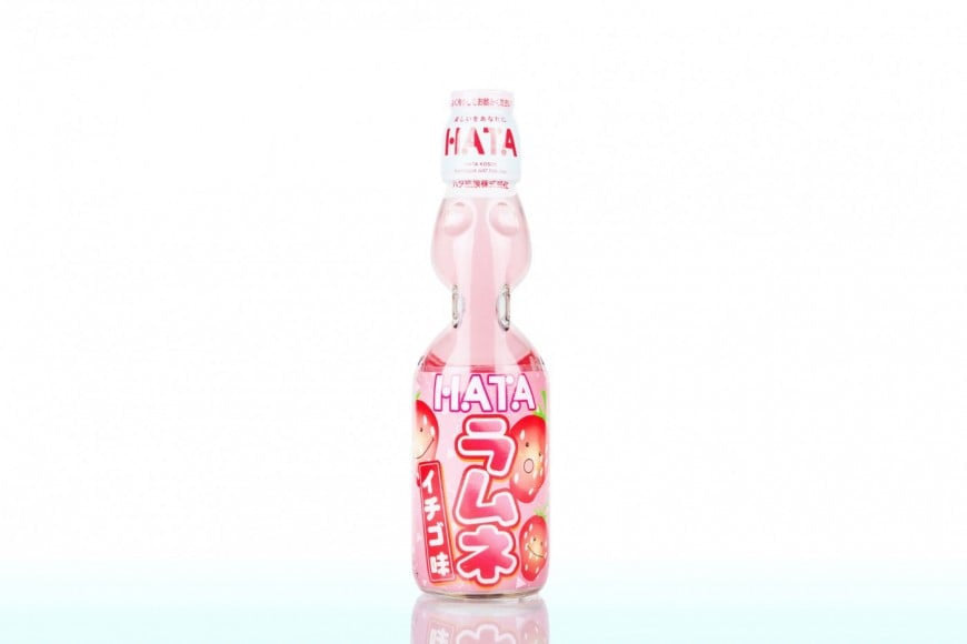 HATA KOSEN Strawberry Flavoured Ramune (Marble) Soda 200ml – HIFUMI